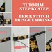 Beaded Snake Pattern Fringe Long Earrings Step-by-step Digital Tutorial ...