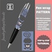 Pen Wrap Black Cat Pattern Step by Step TUTORIAL Pen Cover Beaded ...