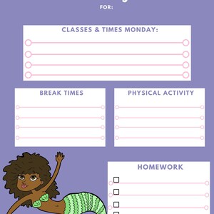 20 Daily Printable Planners, Remote Learning for Preschool Elementary ...