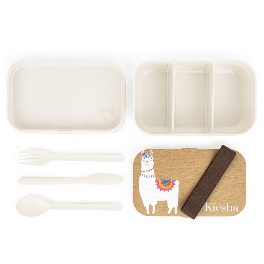 Personalized Llama Bento Box llama Lunch Box Personalized - Etsy