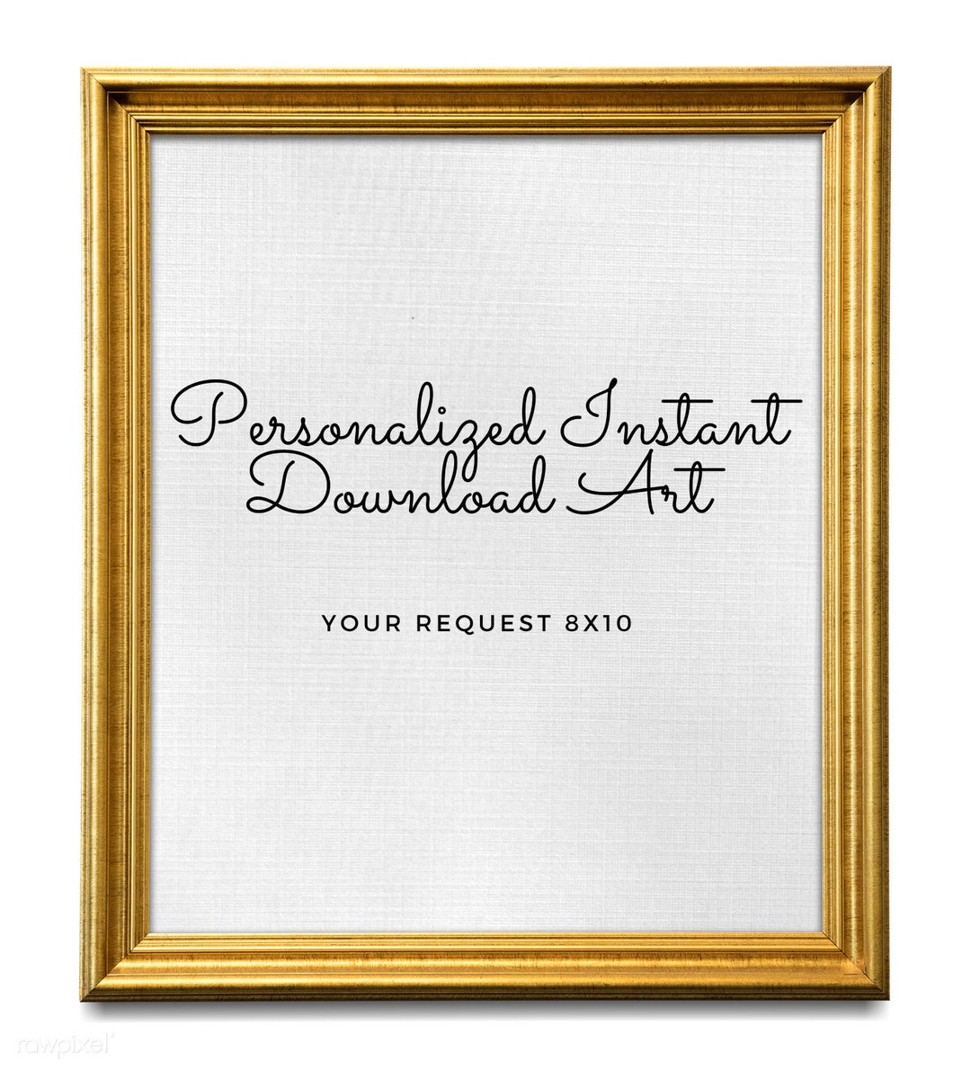 Custom Typography Instant Download Art, Printable, Your Text - Etsy