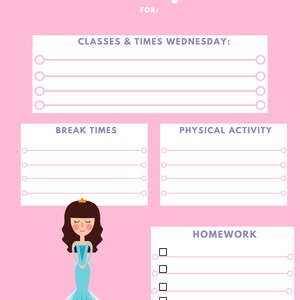 20 Daily Printable Planners, Remote Learning for Preschool Elementary ...