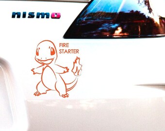 Charmander Car Decal - Etsy