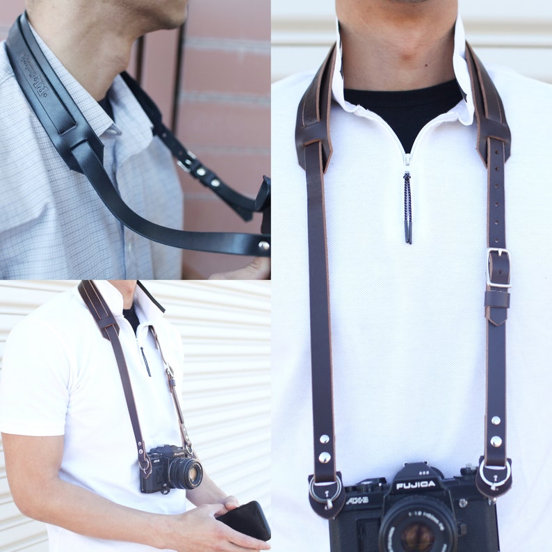 Asil- Single Adjustable Handmade Leather Camera Sling and Neck Strap RL ...