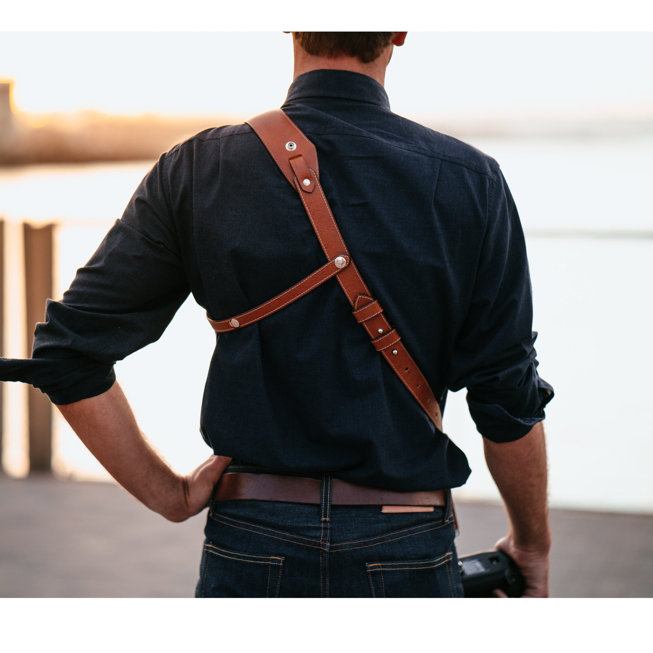 Andino Pro Dlx. Beautiful Single Handmade Leather Camera Sling & Strap ...