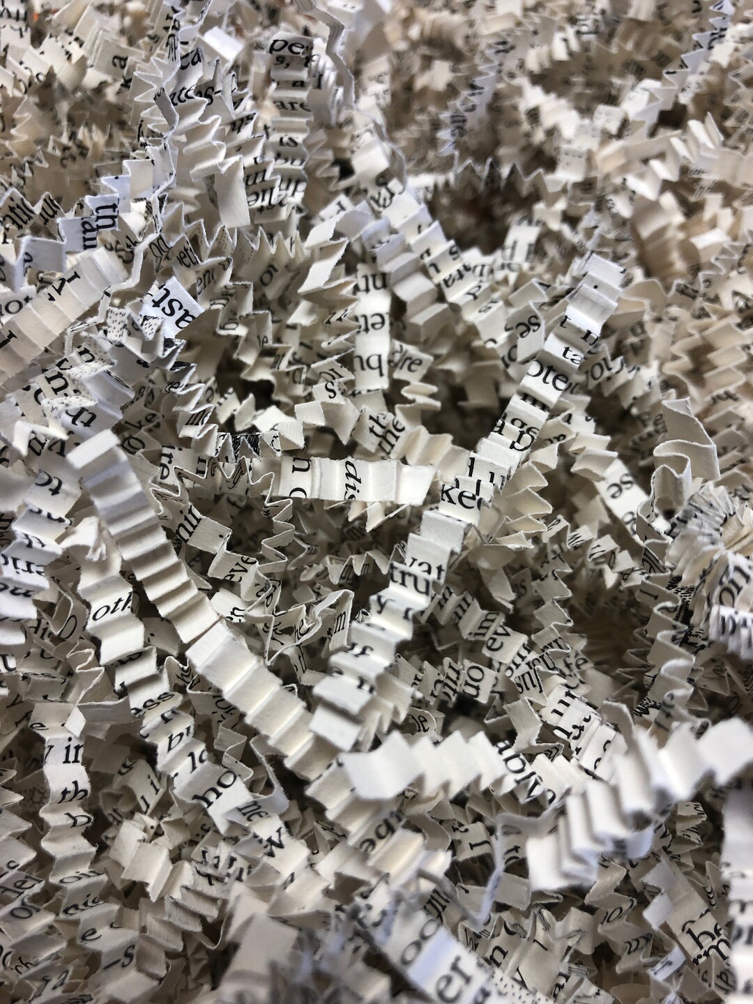 Crinkle Cut Book Pages - Etsy