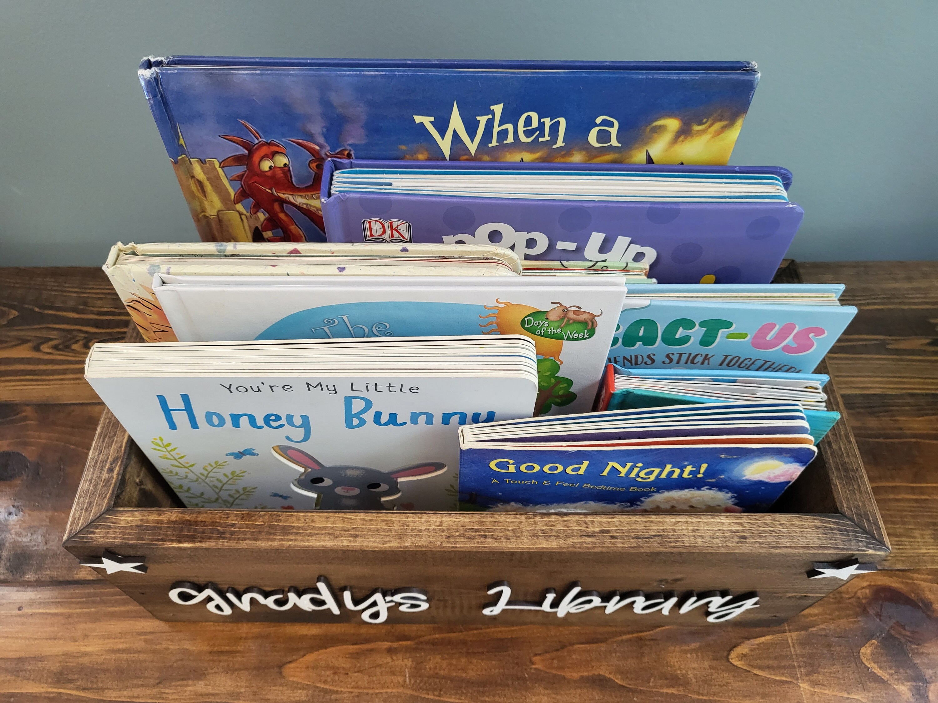 Personalized 3d Book Library Box Book Box Book Storage - Etsy
