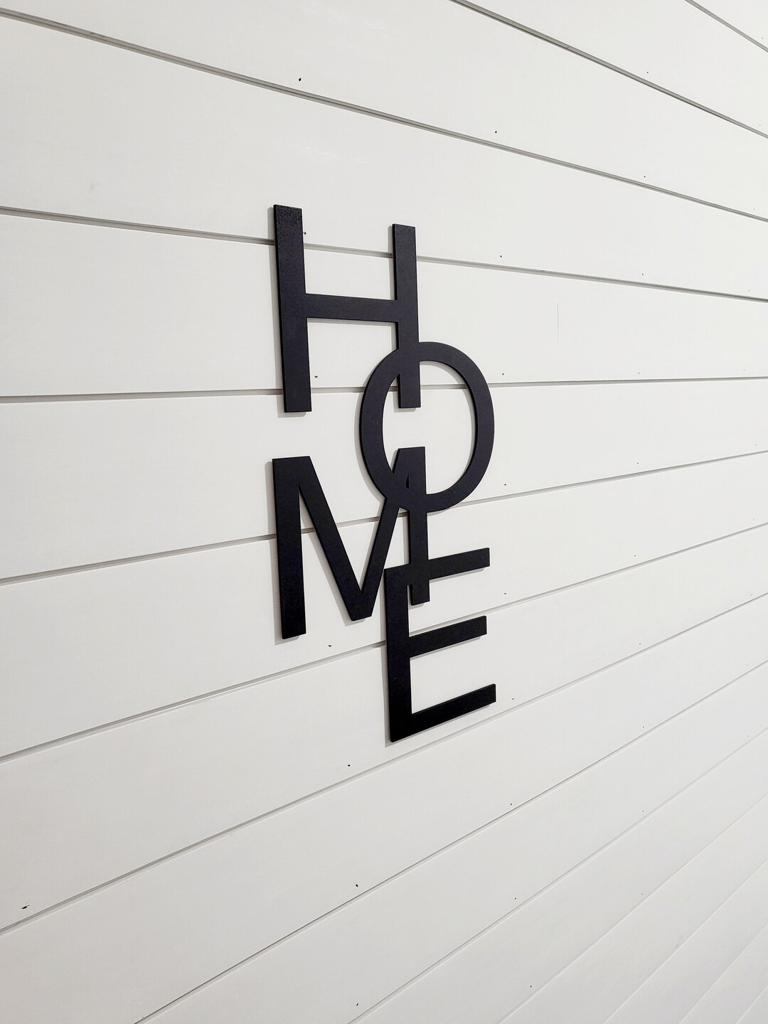 Laser Cut Home Word Cutout Sign Wall Hanging Sign Farmhouse Sign Rustic ...