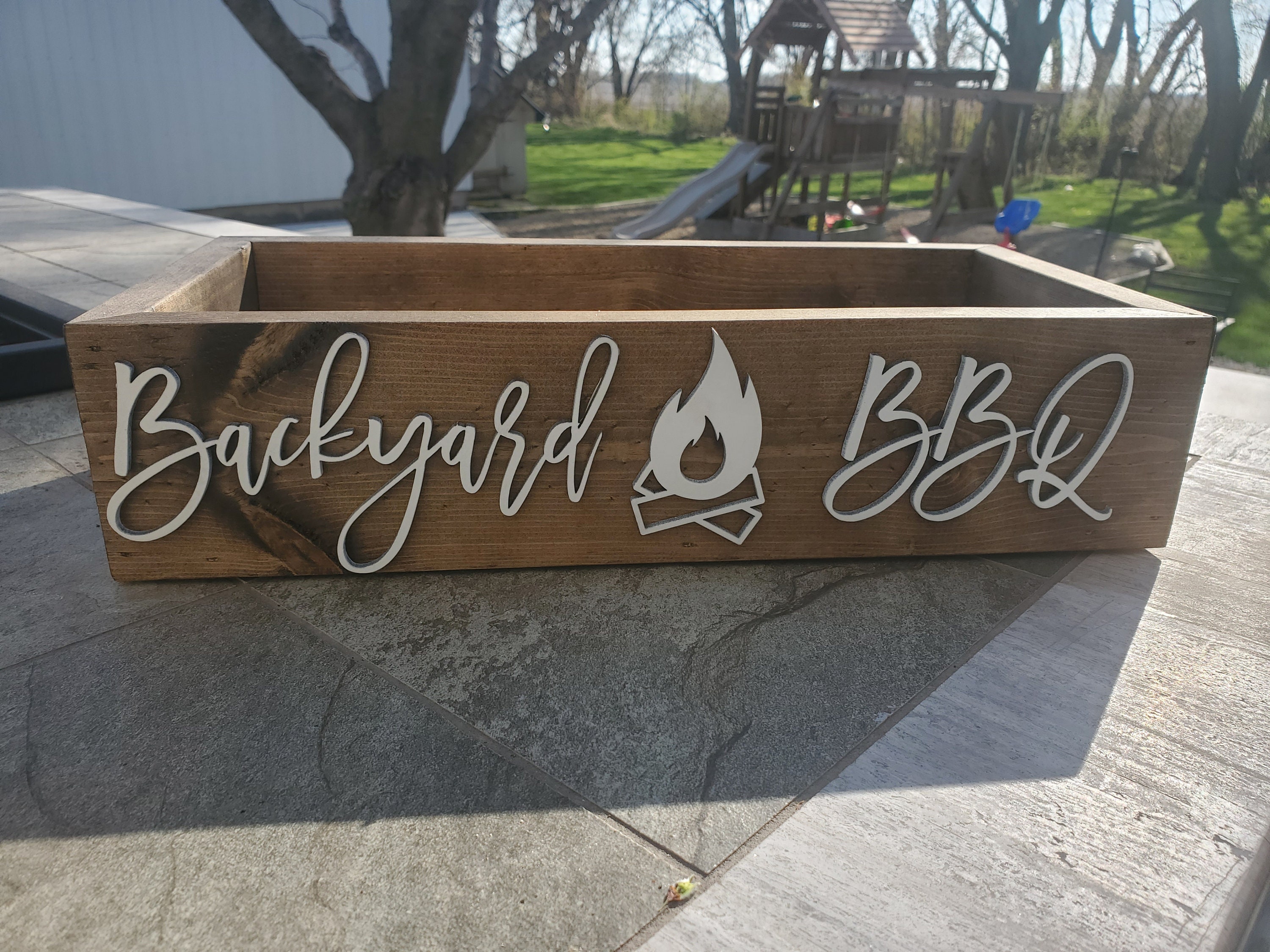 3D Backyard BBQ Box Backyard BBQ Bbq Caddy Camping - Etsy Israel