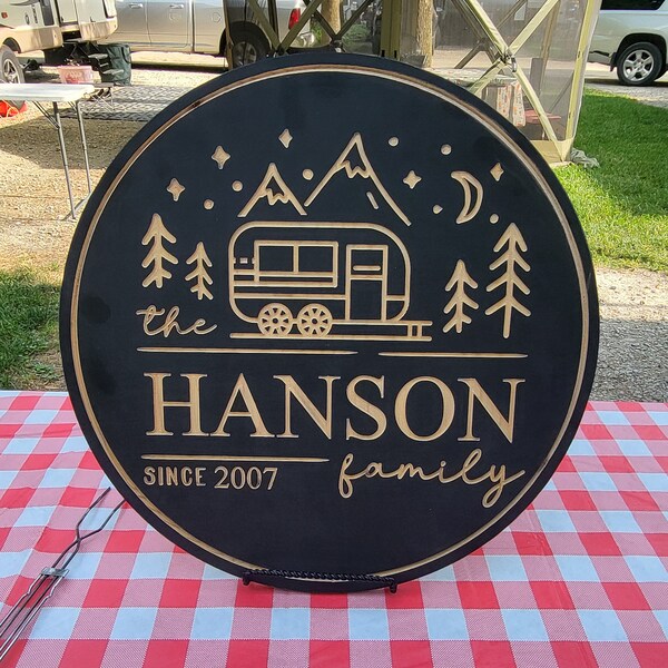 Campsite Sign - Etsy
