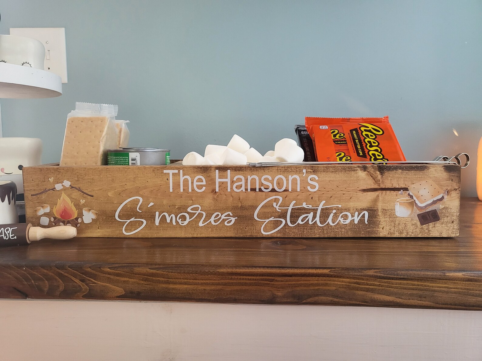 Smores Station Box - Smores Box - Camping Station - Smores Bar - Smores ...