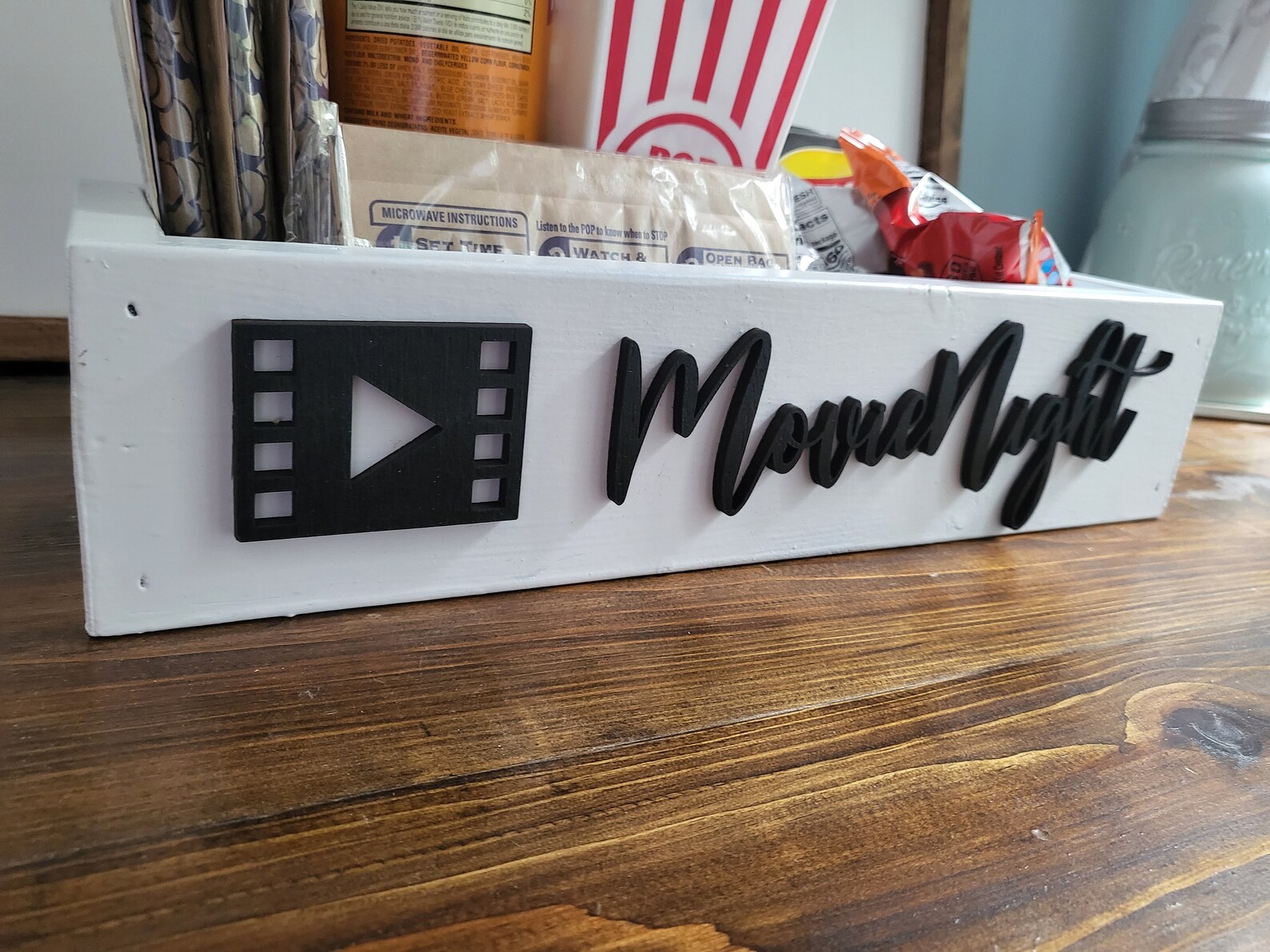 3D Movie Night Box - Movie Box - Candy Station - Candy Bar - Movies ...