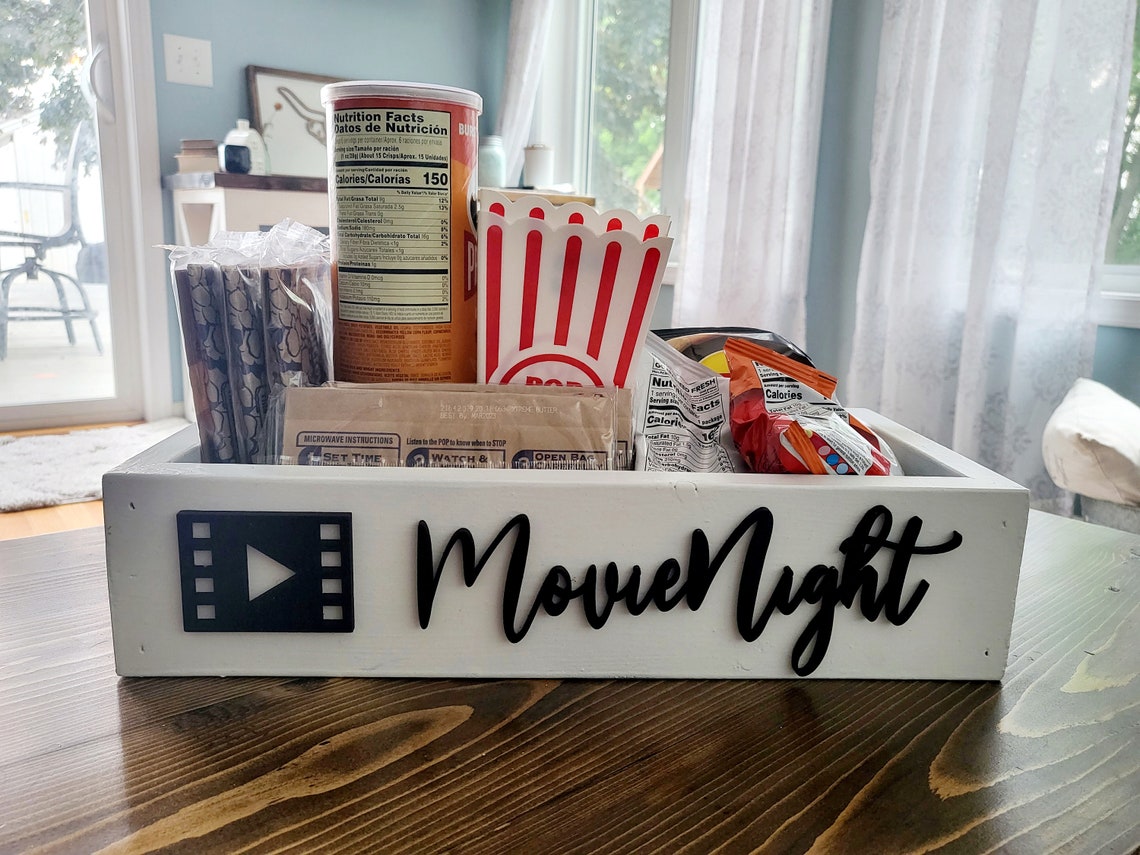 3D Movie Night Box Movie Box Candy Station Candy Bar - Etsy