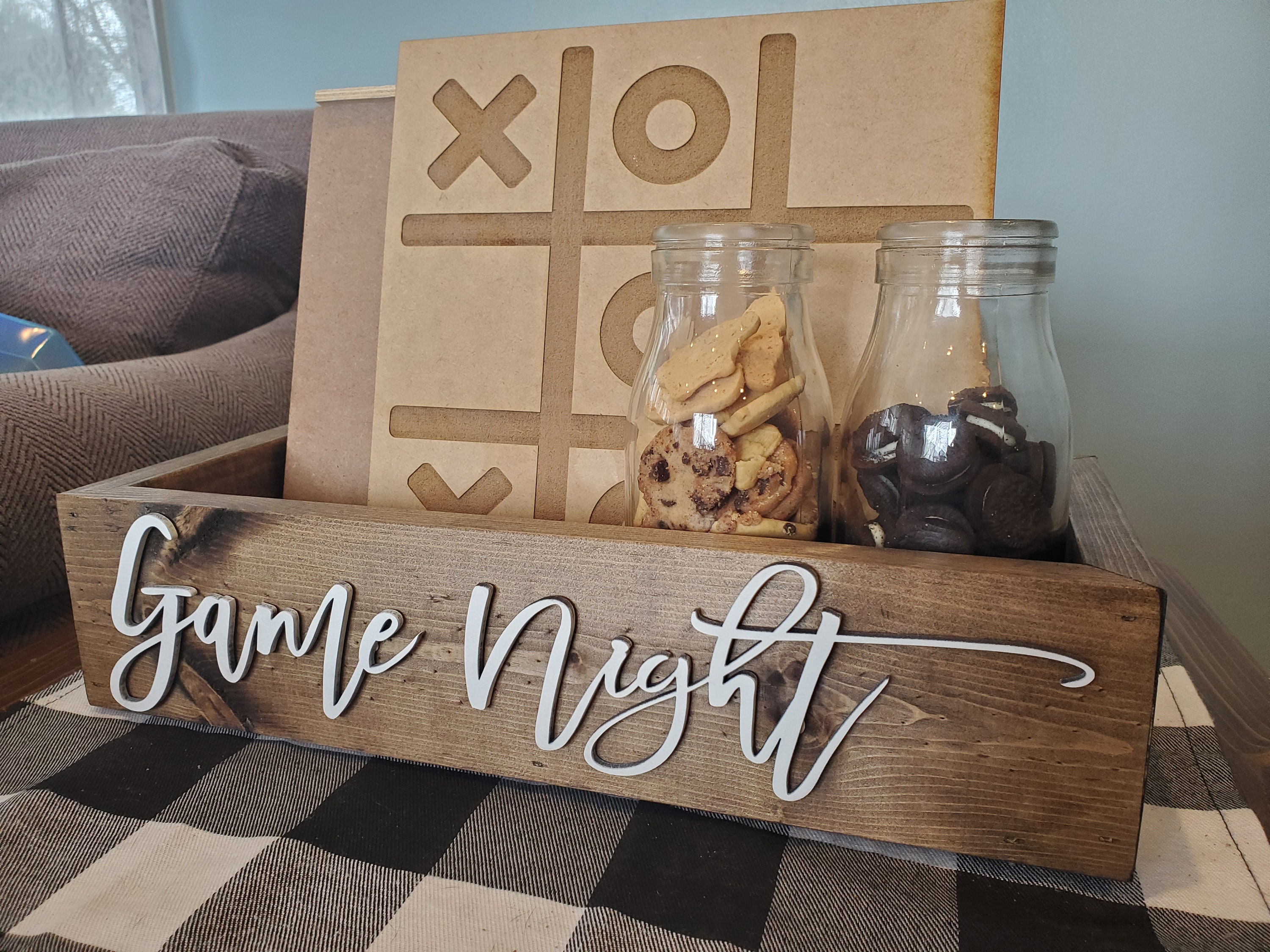 3D Game Night Box - Game Storage Box - Gift Box - Family Night - Games ...