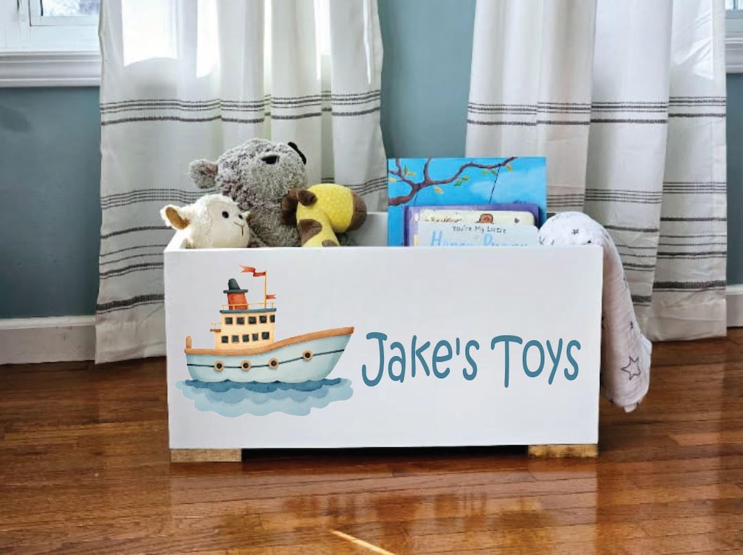 Custom Toy Chest - Personalized Wood Toy Box - Wood Toy Chest - Toy ...