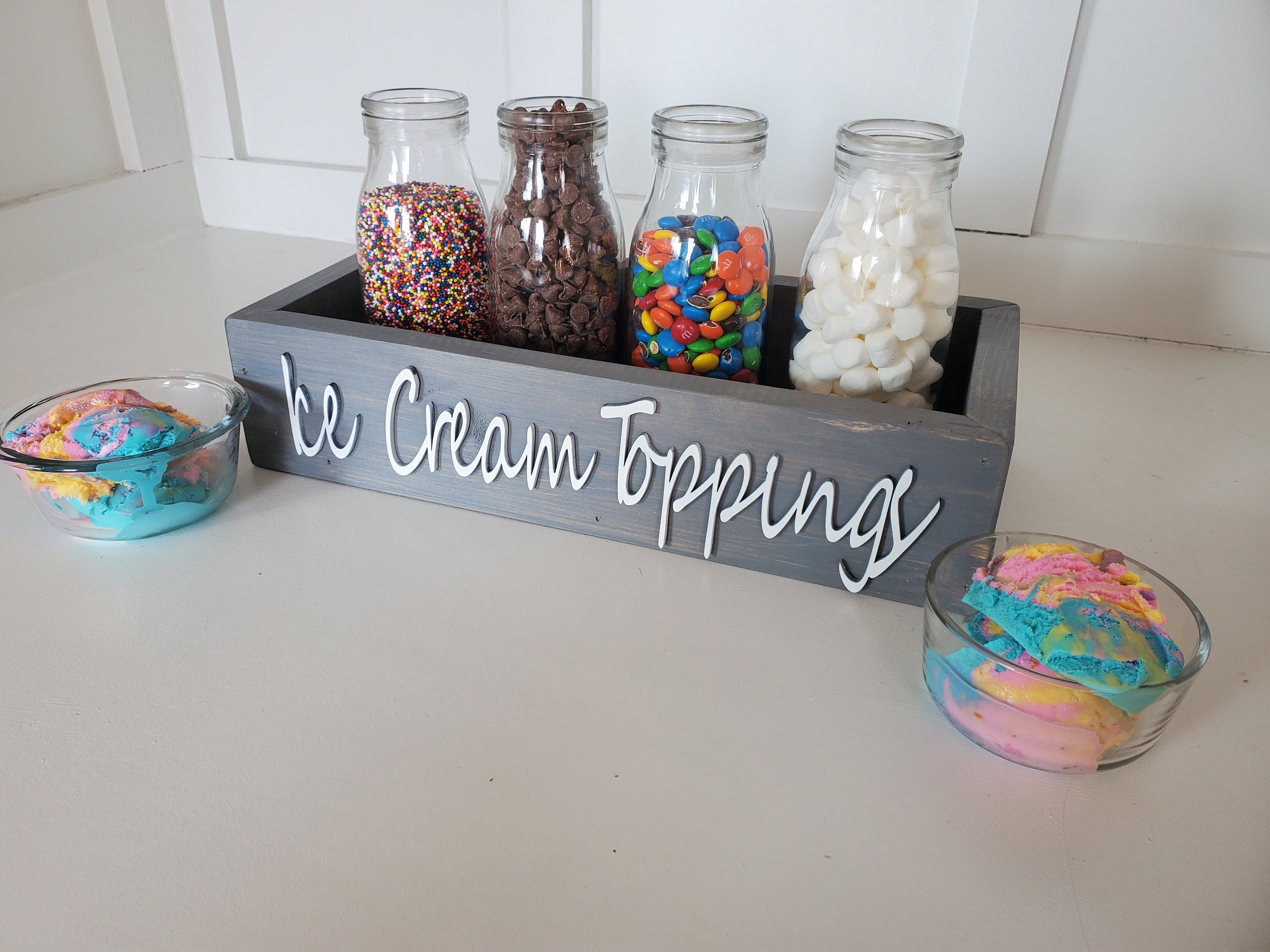 3D Ice cream topping box Ice cream box Camping station | Etsy