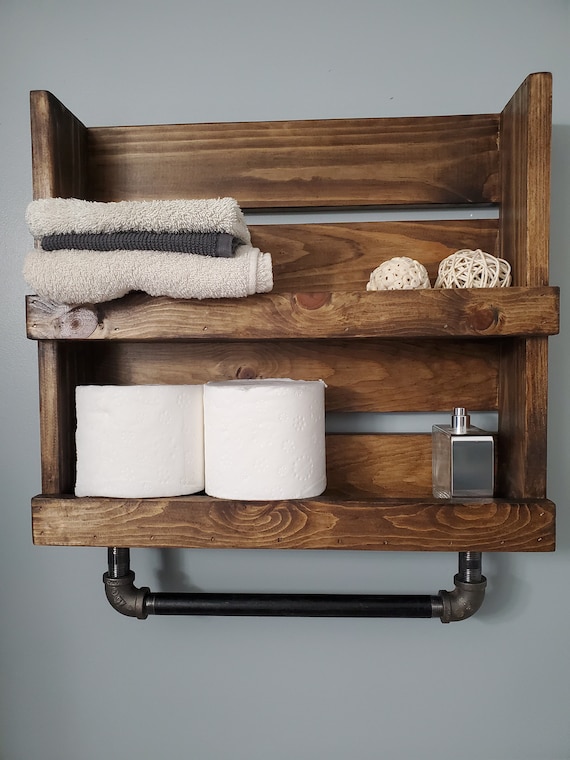 Rustic Farmhouse Bathroom Shelf – Bathroom Guide by Jetstwit