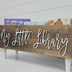 3D Personalized Book Box - Book Storage - Kids Books - Book Caddy ...