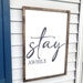 Porch Wall Decor Stay Awhile Sign Stay Awhile Wood Sign - Etsy