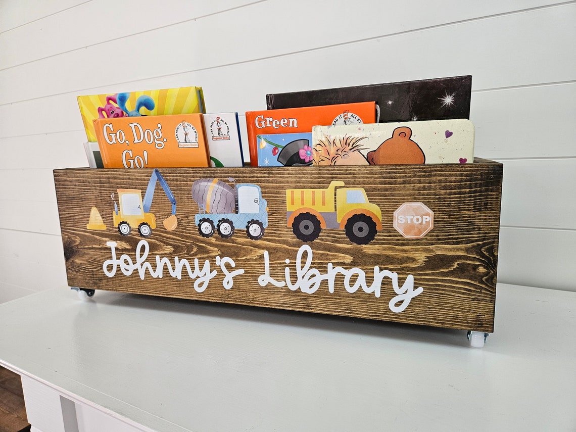 Personalized Book Box, Baby Shower Gift, Baby Boy Gift, Baby Girl Gift ...