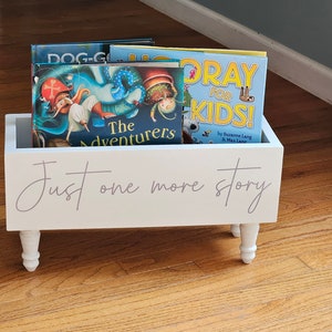 Just One More Story Book Bin - Book Storage - Books - Toy Storage ...