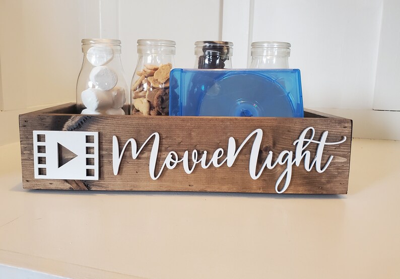 3D Movie Night Box Movie Box Candy Station Candy Bar | Etsy