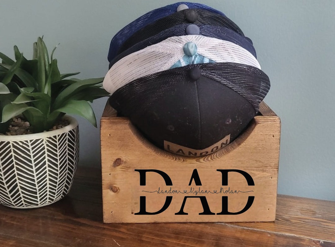 Wooden Hat Holder, Wood Hat Box, Baseball Hat Holder, Hat Organizer ...