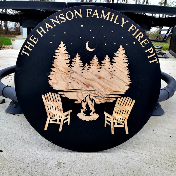 Fire Pit Sign - Etsy