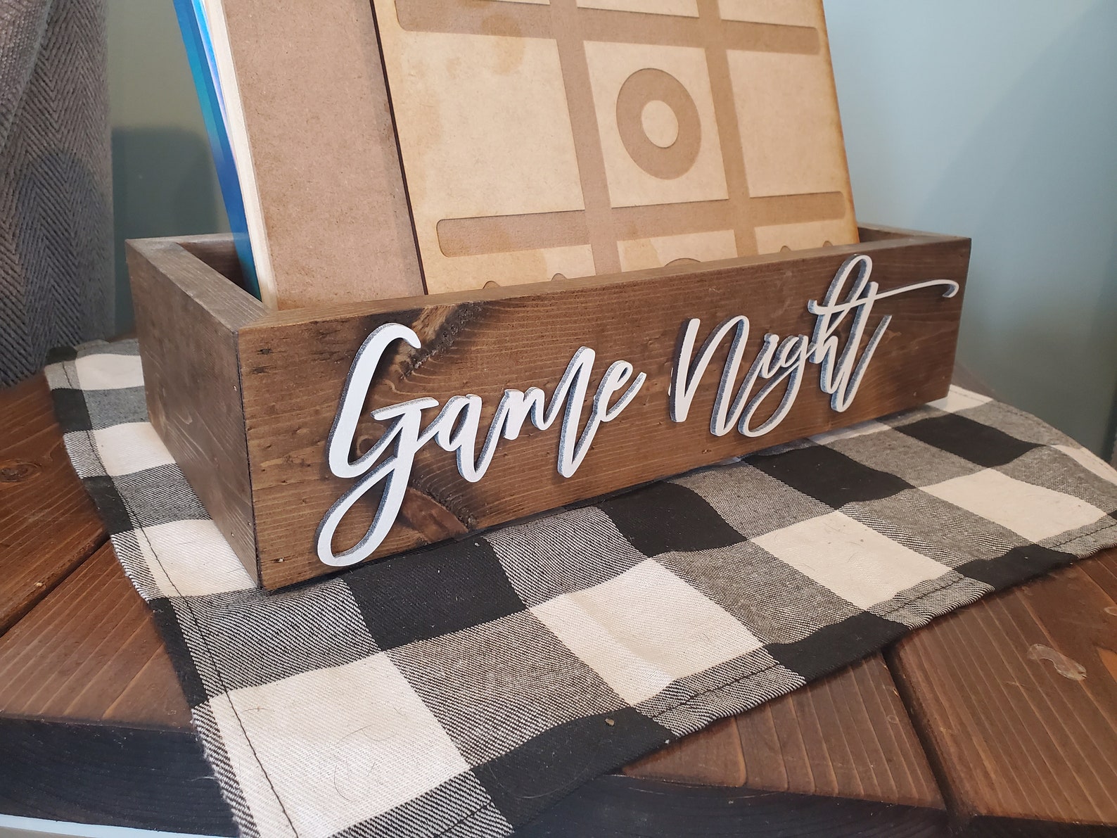 3D Game Night Box Game Storage Box Gift Box Family Night | Etsy