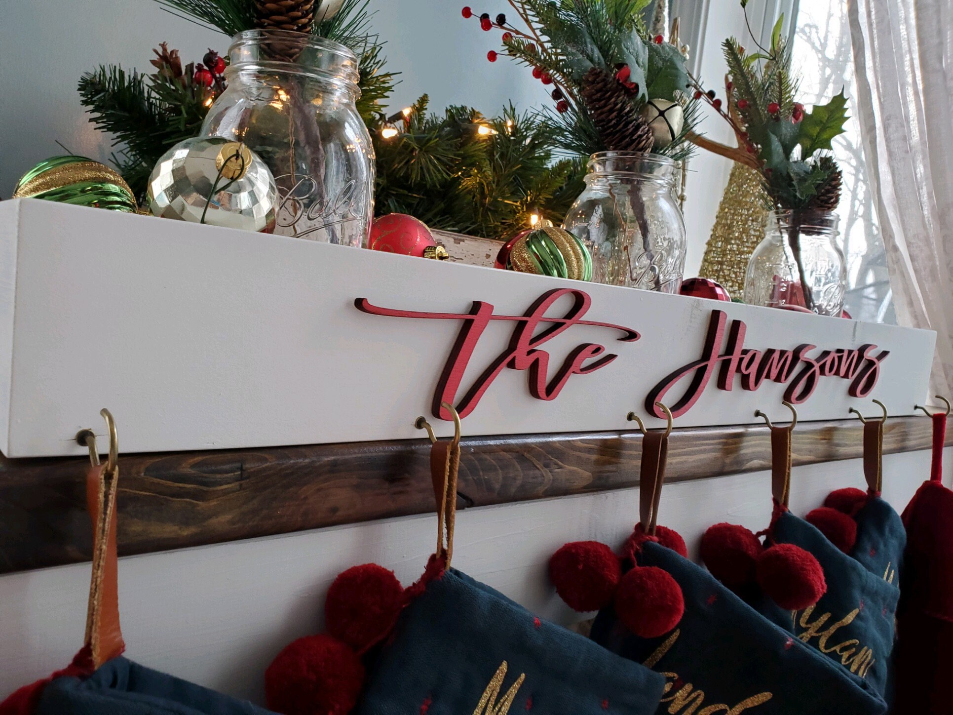 3D Personalized Stocking Holder Box Christmas Stocking - Etsy