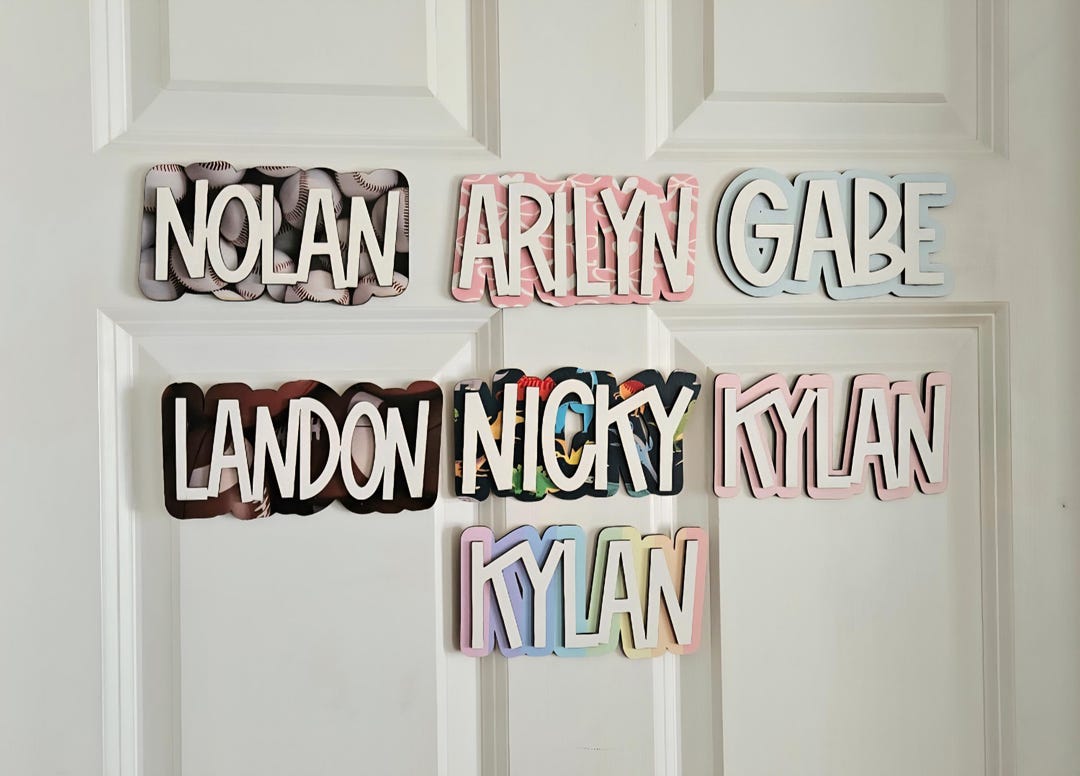 Kids Door Sign | Name Sign for Door | Nursery Door Sign | Kids Room ...