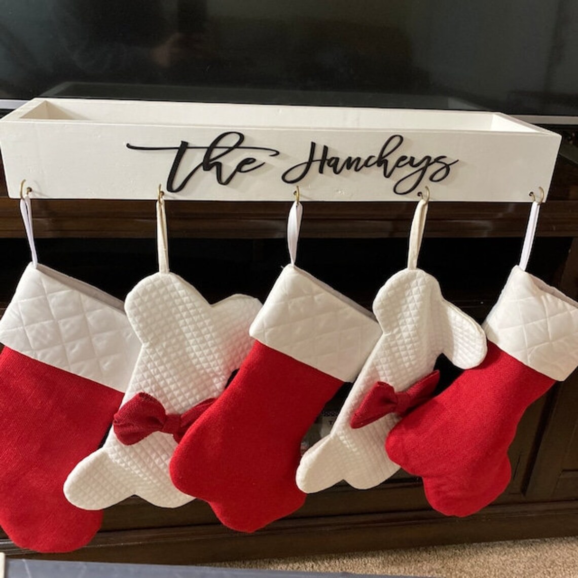 3D Family Stocking Holder Mantle Stocking Hooks Christmas - Etsy
