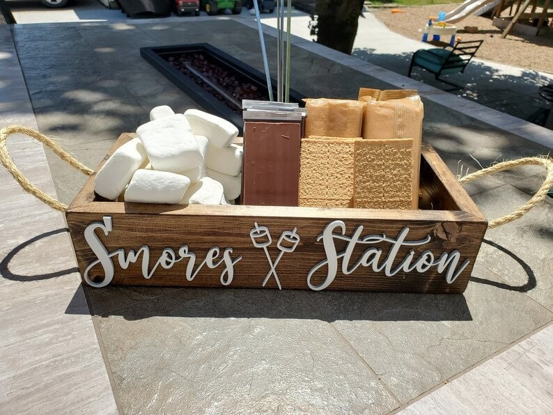 3D Smores Station Box Smores Box Camping Station Smores - Etsy