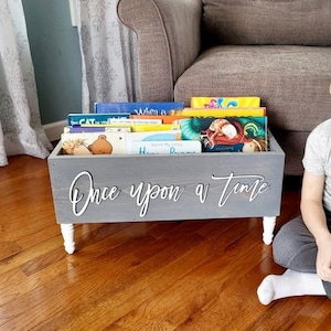 Just One More Story Book Bin - Book Storage - Books - Toy Storage ...