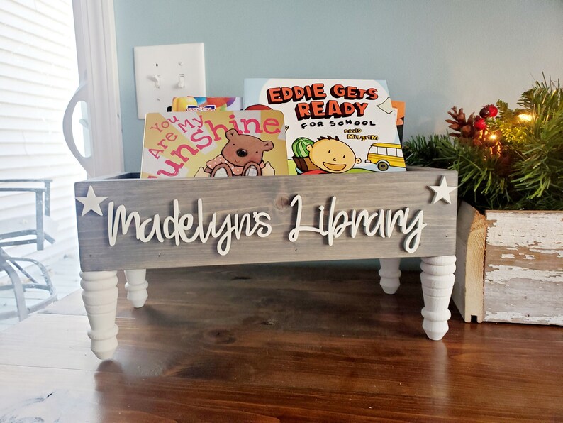 Personalized 3d Book Library Box Book Box Book Storage - Etsy