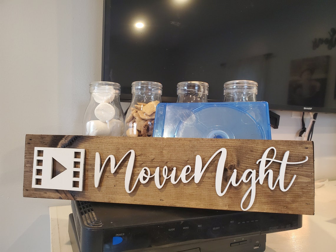 3D Movie Night box Movie box Candy station Candy Bar | Etsy