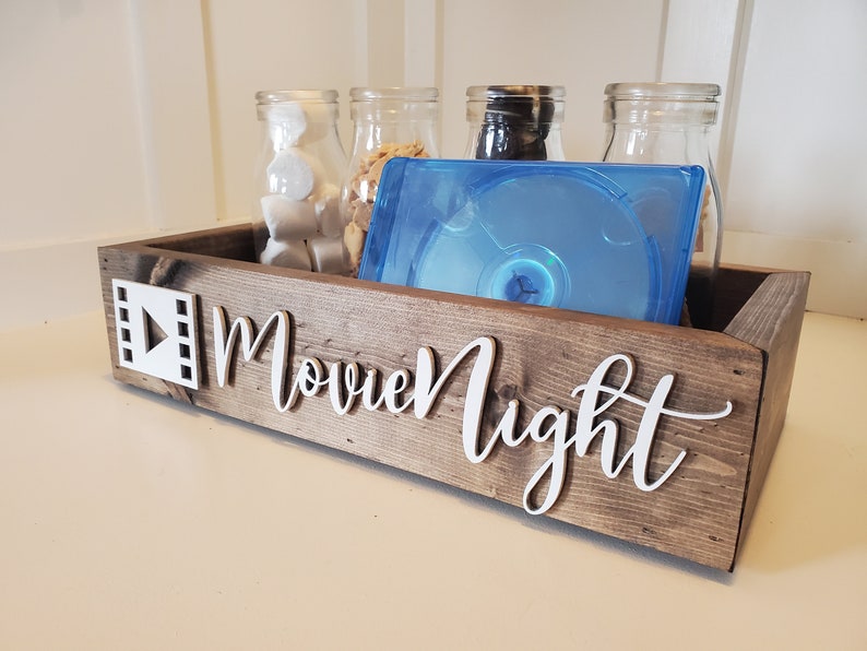 3D Movie Night Box Movie Box Candy Station Candy Bar | Etsy