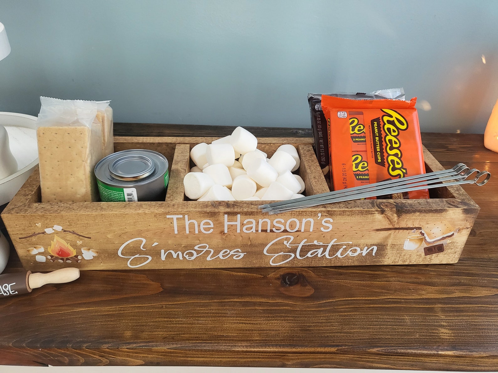 Smores Station Box - Smores Box - Camping Station - Smores Bar - Smores ...