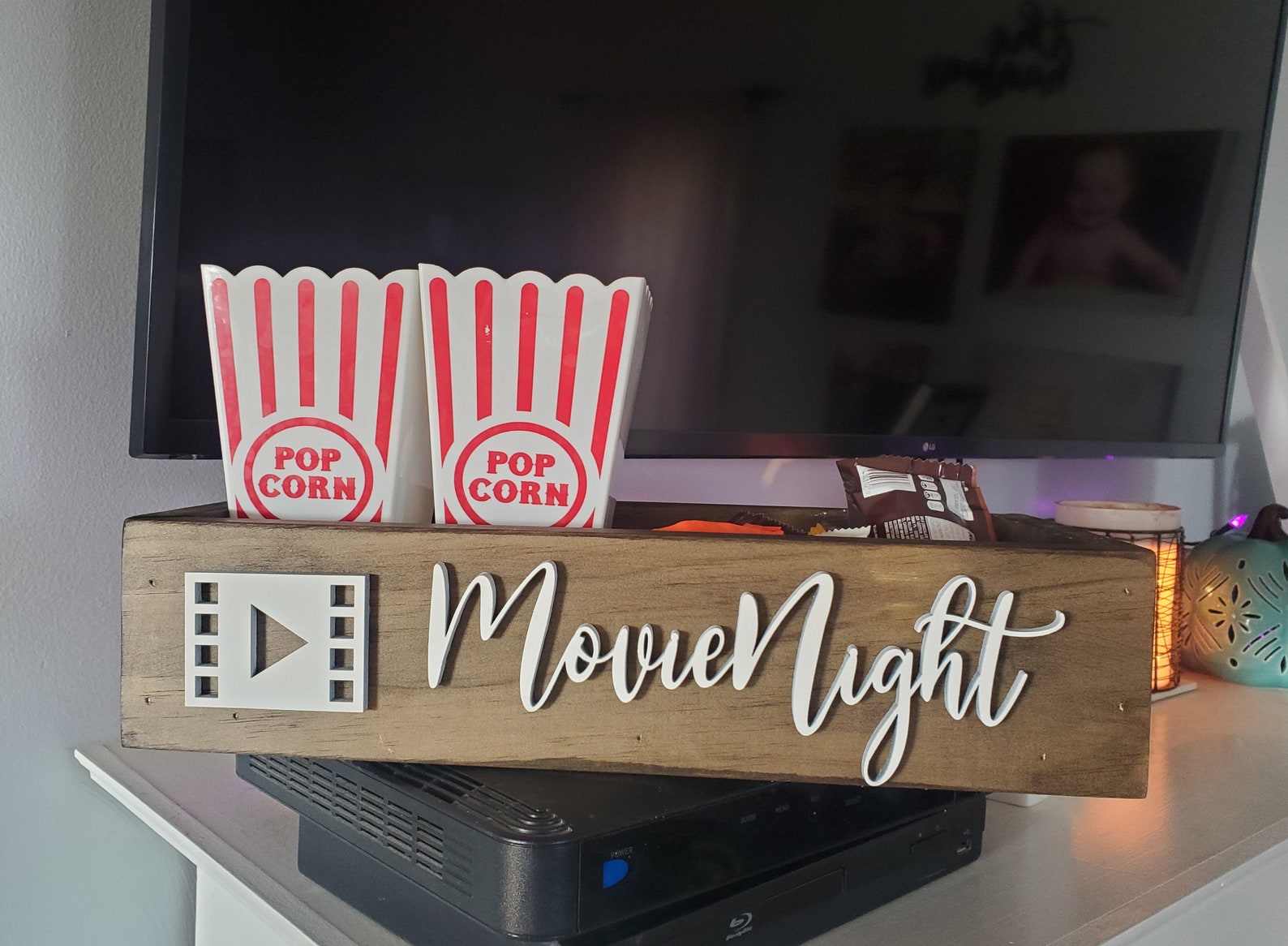 3D Movie Night Box Movie Box Candy Station Candy Bar | Etsy
