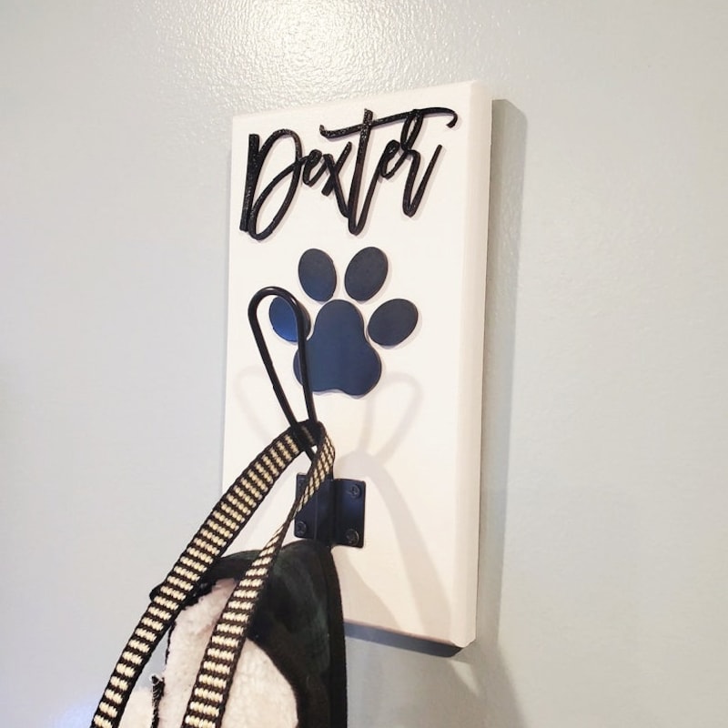 Dog Sign With Hooks - Etsy