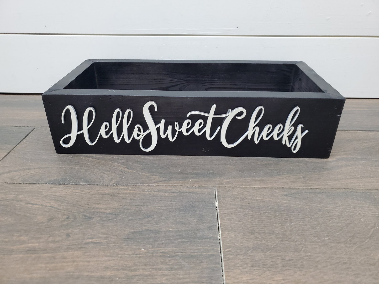 3d Hello Sweet Cheeks Box Toilet Box Bathroom Storage | Etsy