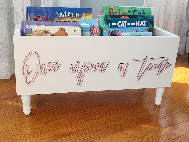 Just One More Story Book Bin - Book Storage - Books - Toy Storage ...
