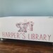 Kids Library Box, Baby Book Box, Book Storage, Nursery Storage, Baby ...