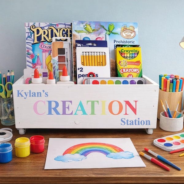 Kids Art Supply Storage - Etsy