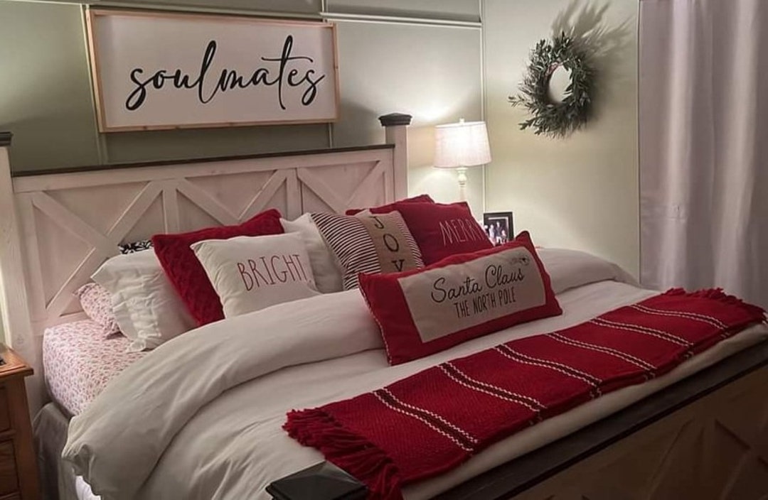 Soulmates Sign, Master Bedroom Signs, Couples Gift, Bedroom Wall Decor ...