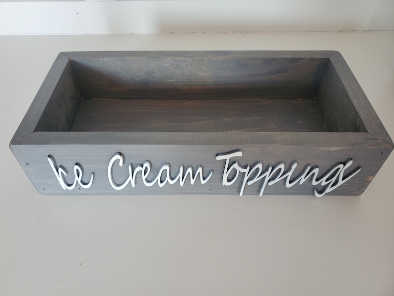 3D Ice Cream Topping Box - Ice Cream Box - Camping Station - Ice Cream ...