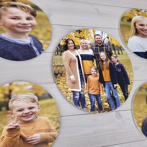 Custom Wood Photo Round Picture Printed on Wood Picture or - Etsy