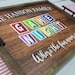 Game Night Tray - Game Storage - Gift Box - Personalized Tray- Family ...
