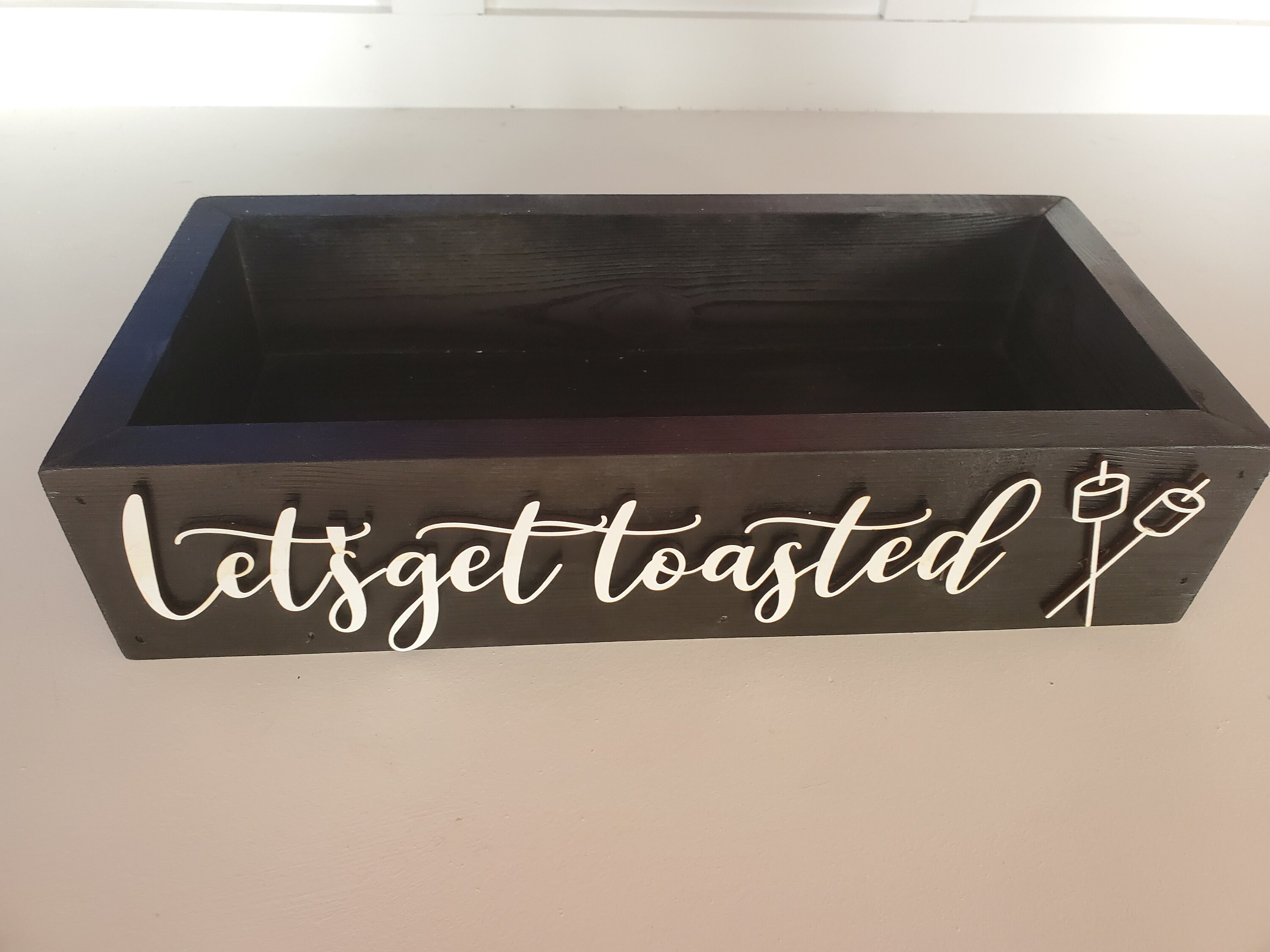 3D Smores Station Box Let's Get Toasted Smores Box | Etsy