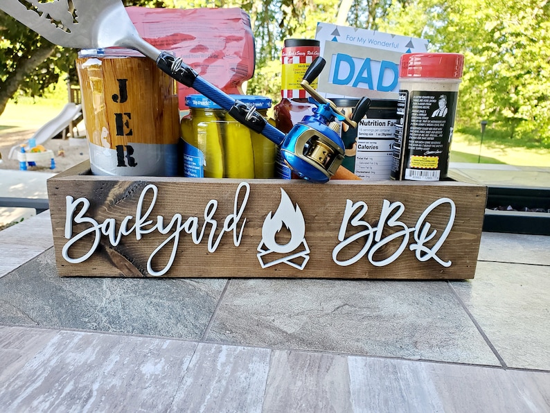 3D Backyard BBQ Box Backyard BBQ Bbq Caddy Camping - Etsy
